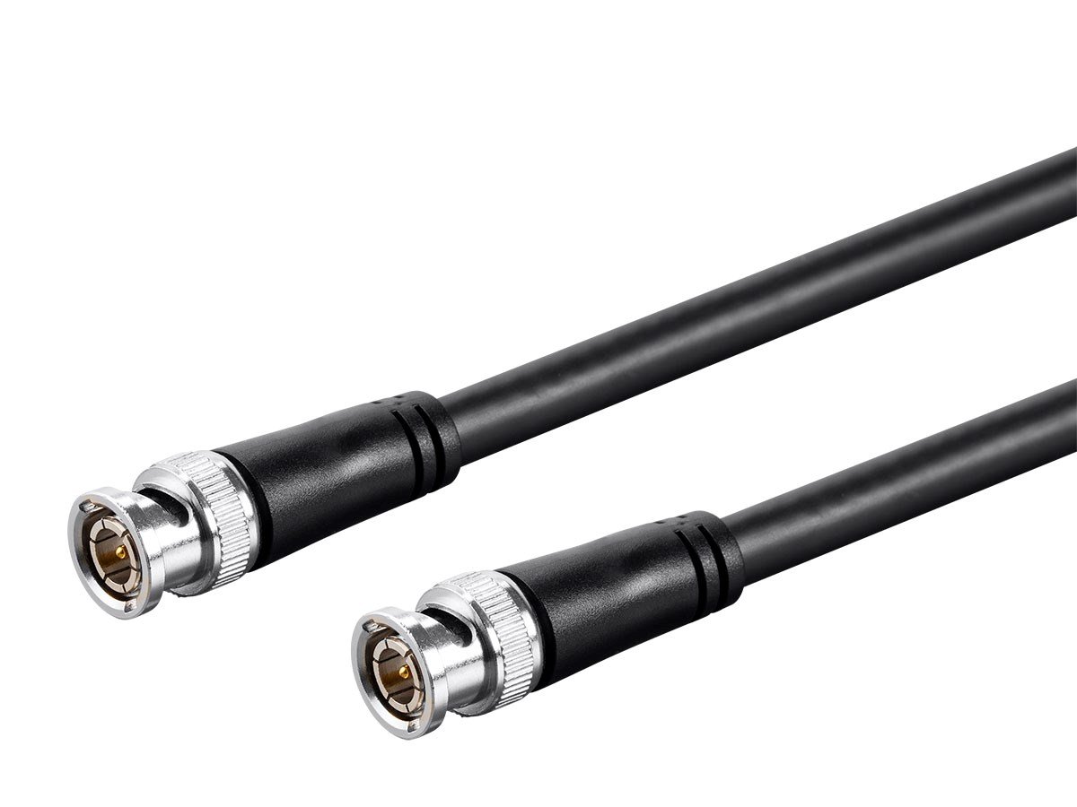 Monoprice 3G SDI 2x1 Switch - (110319) & HD-SDI RG6 BNC Cable - 3 Feet - Black | for Use in HD-Serial Digital Video Transfer, Mobile Apps, HDTV Upgrades, Broadband Facilities - Viper Series