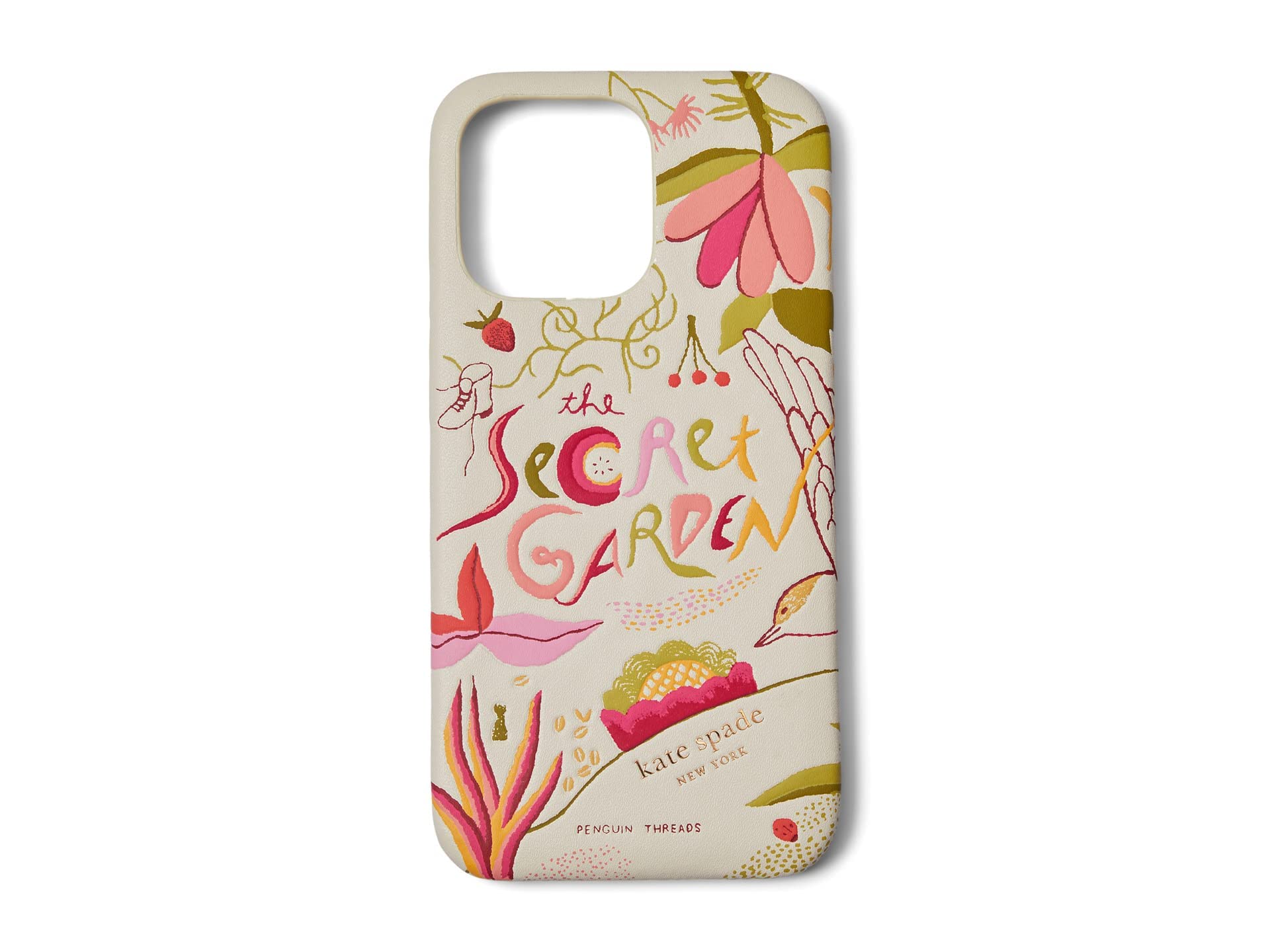 Kate Spade New York Storyteller Secret Garden Printed Smooth Leather Phone Case 13 Pro Multi One Size