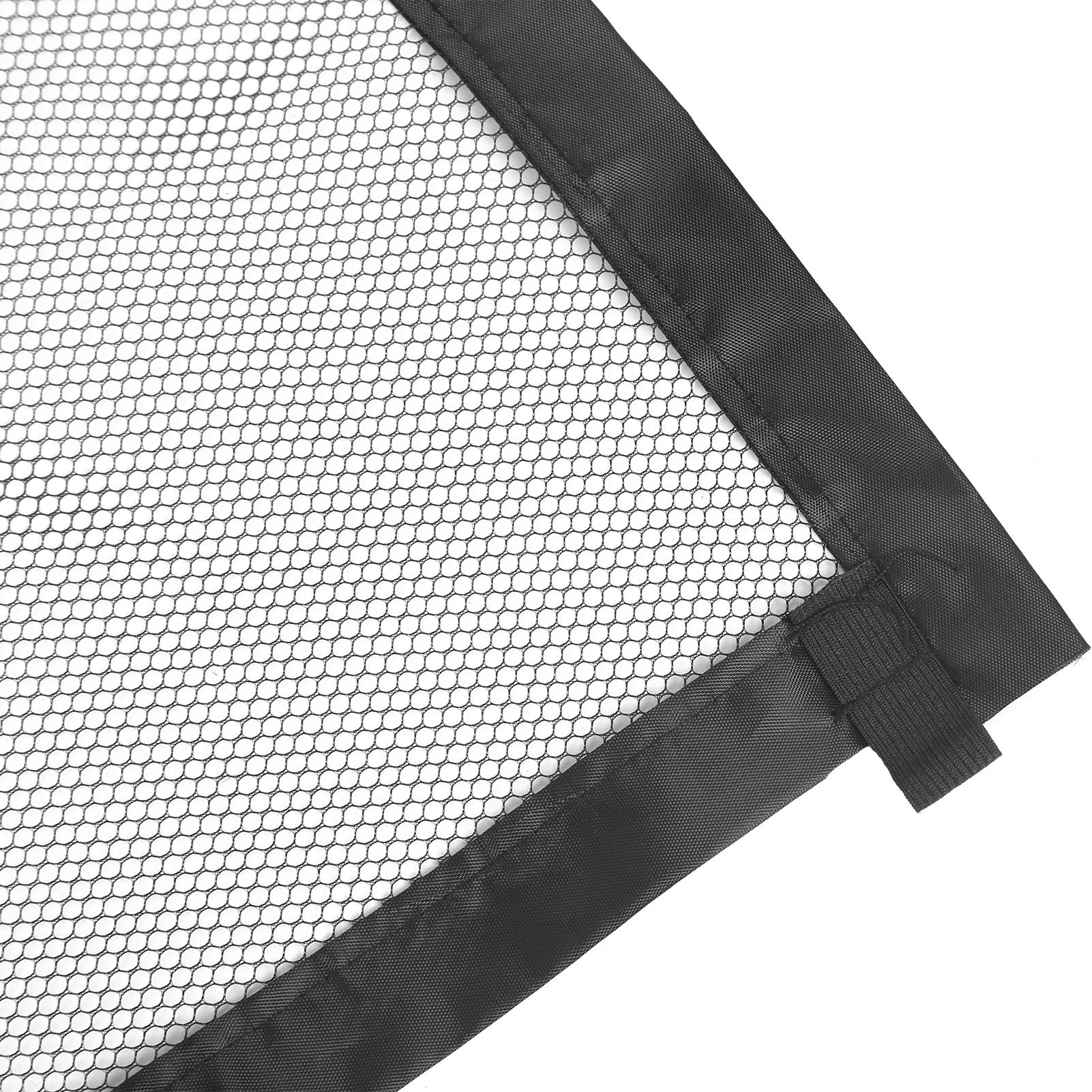 Mesh Baby Gate, Pet Gate High Strength Strong and Sturdy Hook No Tools Required for Indoor for Outdoor(S)