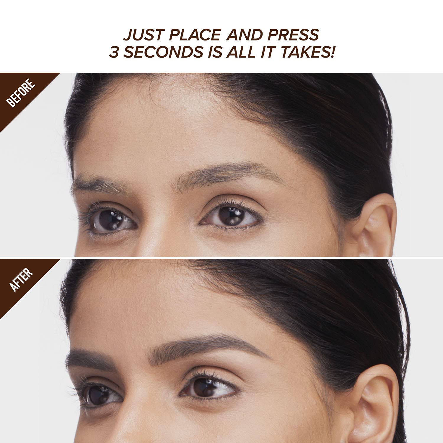 i ENVY BY KISS Brow Stamp Perfect Eyebrow Dark Brown KPBS01