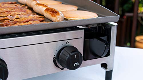 Megamaster 820-0054F Propane Gas Grill, Silver and Black
