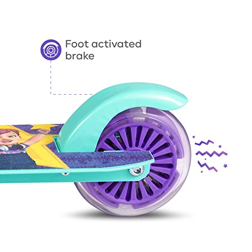 Karma’s World 2 Wheel Kick Scooter for Kids - Easy & Portable Fold-N-Carry Design, Ultra-Lightweight, Comfortable & Safe, Durable & Easy to Ride