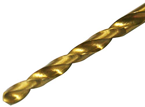 NORTOOLS Hex Shank Drill Bit Set 13 PCS High Speed Steel Titanium Coated Twist Drill Bits 1/4 Inch Quick Change Hex Driver Set for Wood Plastic Aluminum Alloy (1/16" - 1/4")
