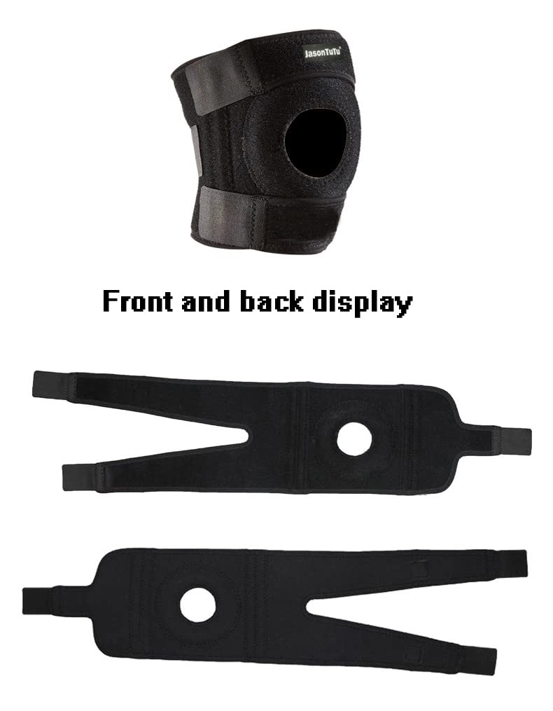 JasonTuTu Adjustable Compression Knee with Side Stabilizers for Meniscus Tear Knee Pain ACL MCL Injury Recovery for Men and Women knee Brace 3003