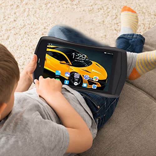 Kids Tablet 7 Inch for Android 10 Tablet PC Car Shape, 1280x800IPS HD Display, 3500mAh, 2G RAM 32G ROM, 5G WiFi Bluetooth Dual Band, Dual Camera, Educational, Games(Blue)