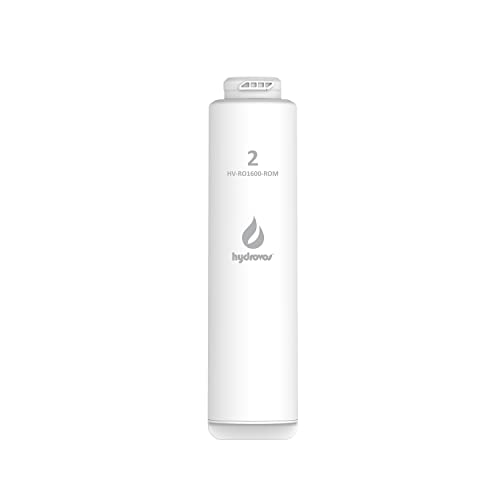 HYDROVOS HV-RO1600-ROM Filter, Replacement Cartridge #2 Fits Only HV-RO1600-OD Tankless Reverse Osmosis System, 2 Years Filter Life, Easy DIY Filter Changes, Reduces Over 95% Dissolved Contaminants