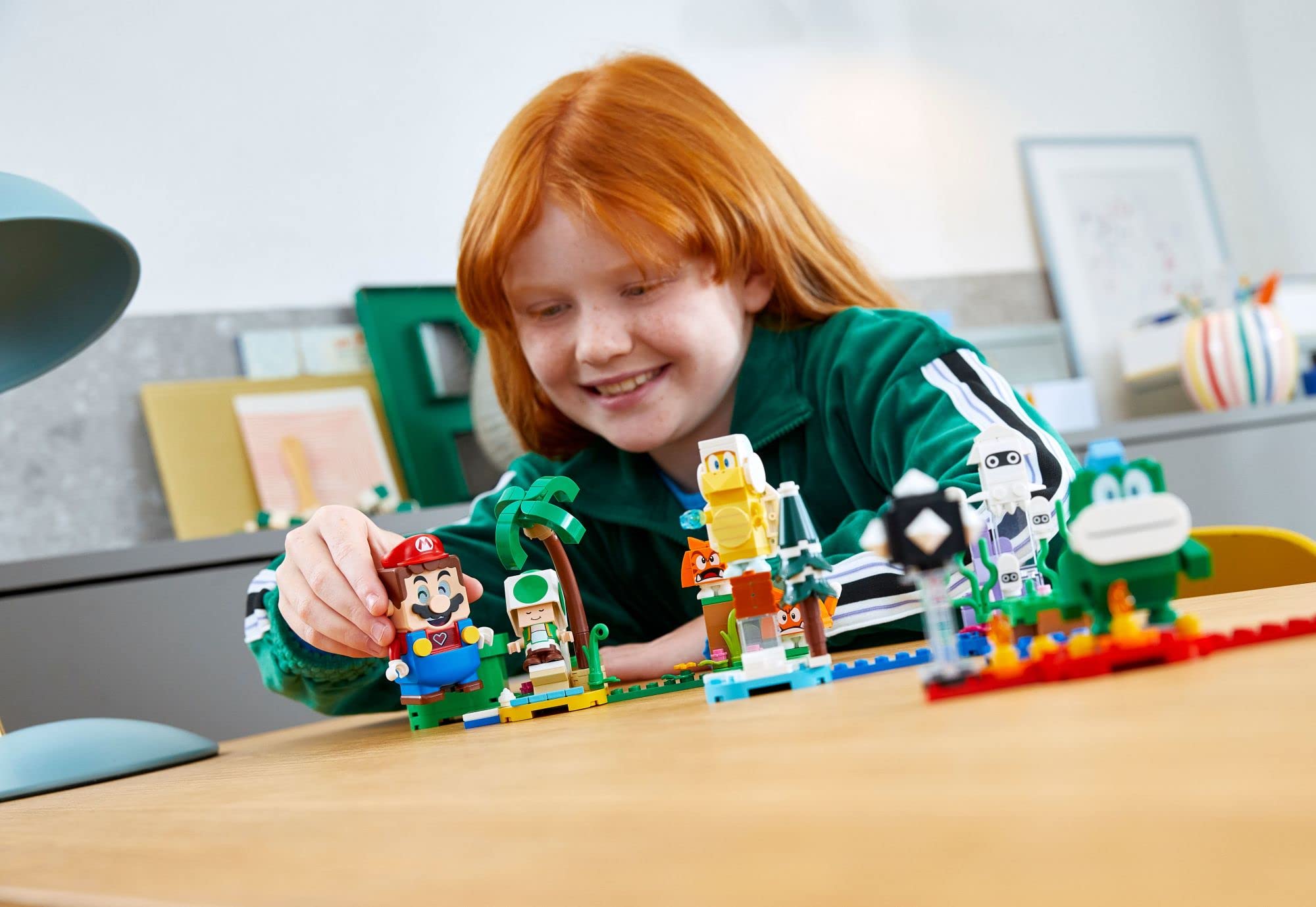 LEGO Super Mario Character Packs - Series 6 Bundle 66749 Includes 4 Collectible Characters, Random Selection can Include Birdo, Green Toad, Ice Bro, Bramball, 2 Cat Goombas, Blooper, Sumo Bro or Spike