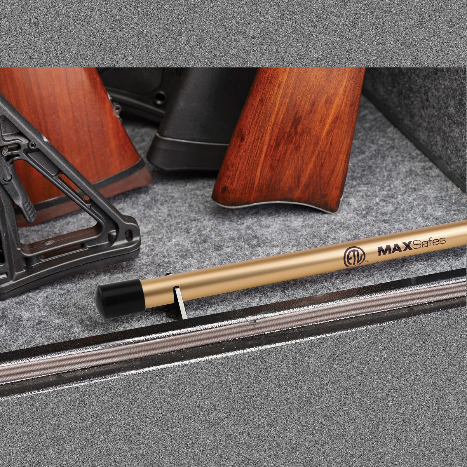 MAXSafes Gun Safe Dehumidifier Rod, Dry Golden Rod - Easy Installation Plug-in Electric Dehumidifier Eliminates Moisture for Gun Safes & Cabinets, ETL Approved,12in