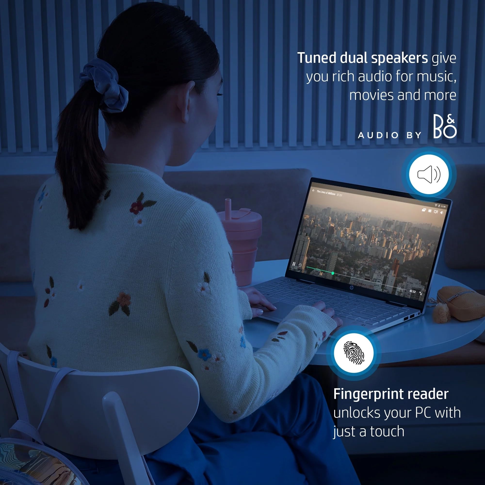 HP Pavilion x360 2-in-1 14" FHD Touchscreen Business Laptop, Intel Core i5-1235U, 32GB RAM, 1TB SSD, Windows 11 Pro, Webcam, HDMI, FP Reader, Wi-Fi 6, Stylus Pen, Silver