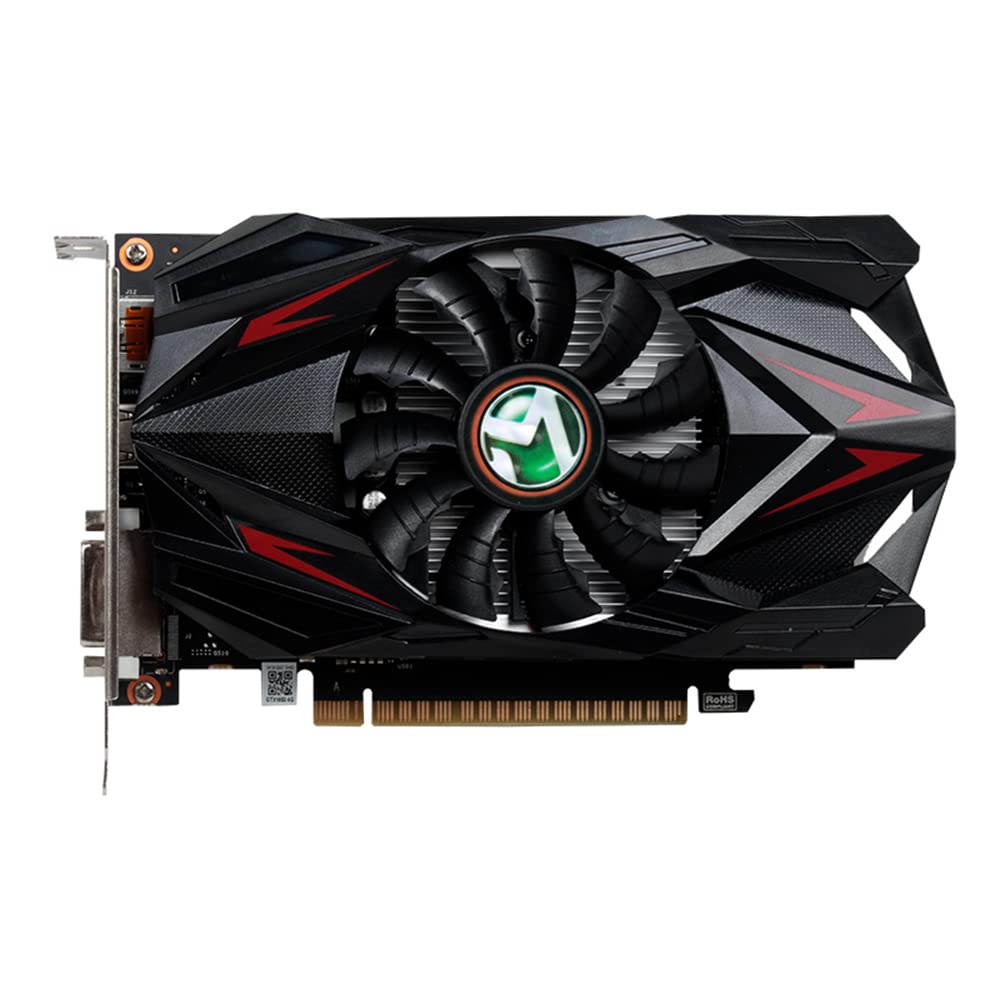 maxsun Graphics Cards Nvidia GEFORCE GTX 1630 4GB GDDR6 Computer Video Gaming Graphics Card GPU for Gaming PC, DisplayPort, HDMI, DVI-D, Single Fan Mini ITX Design