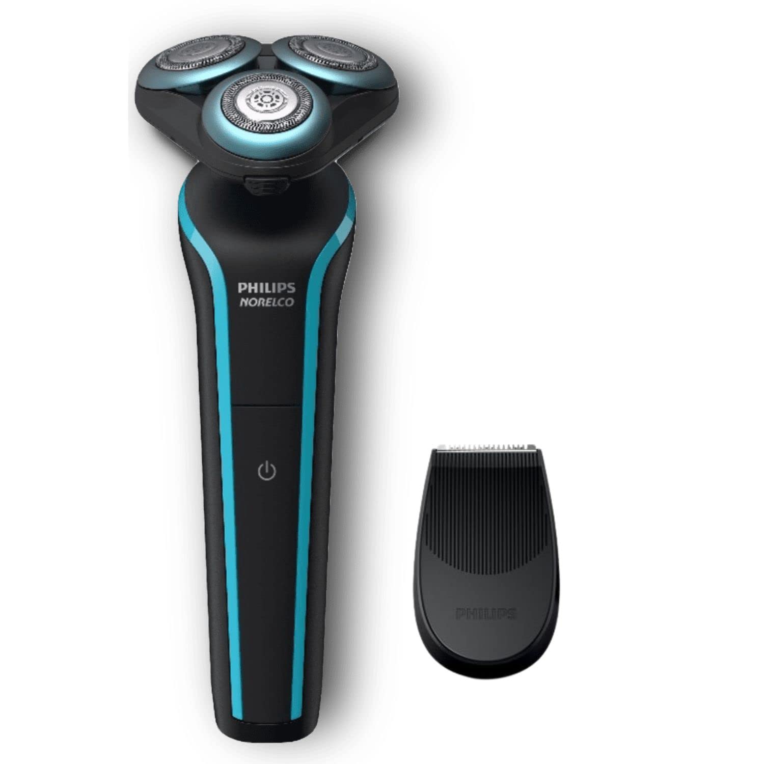 Philips Norelco Shaver for Men Series 7100, Rechargeable Wet & Dry Cordless Electric shavers for Men with Click-On Precision Beard Trimmer, Aquatouch Shaving Machine for Men face