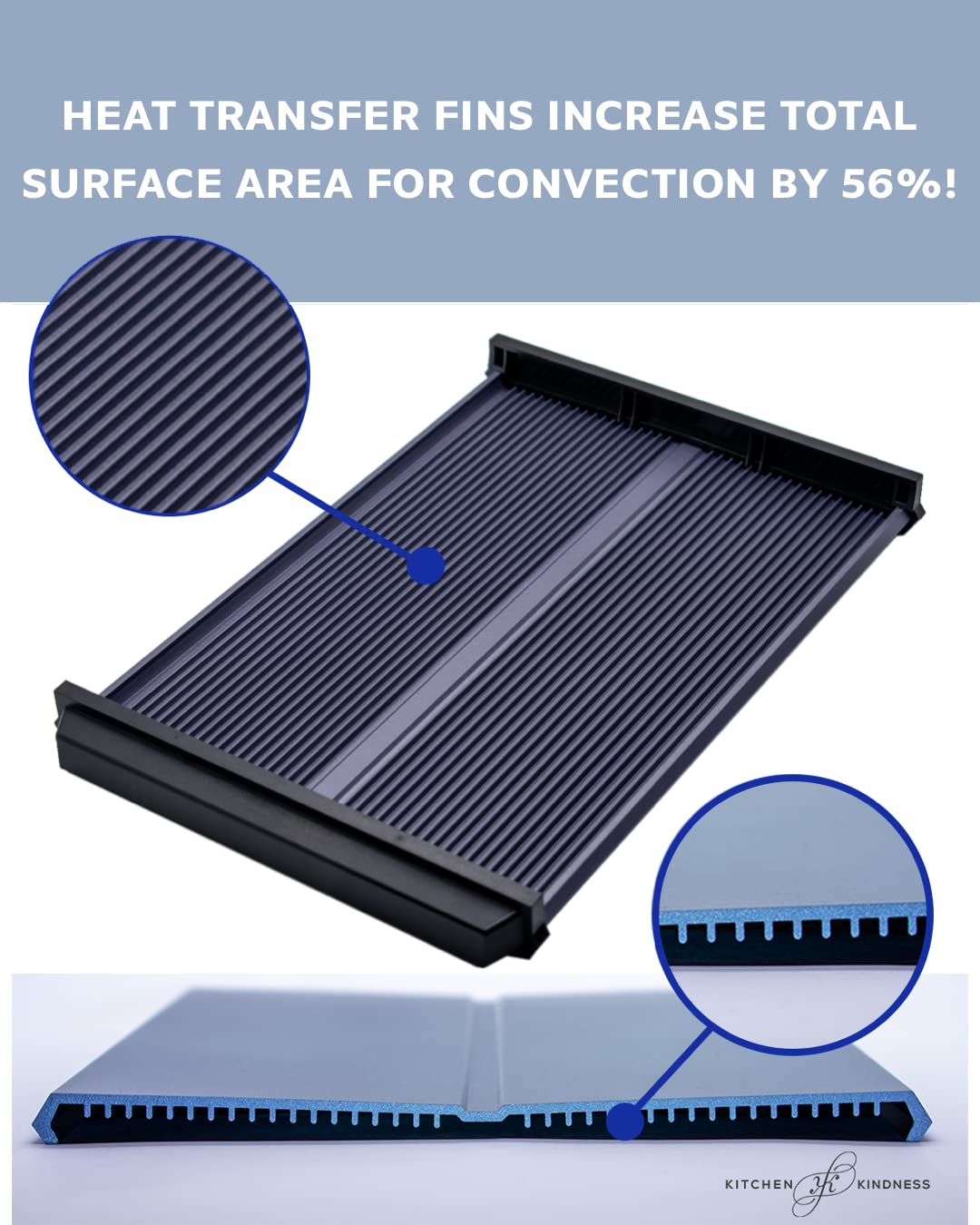 Improved Defrost Tray | Meat Thawing Board | Meat Defrosting Tray | Food Defrosting Board Aluminum Thawing Tray | Thaw Tray to Help Thaw Meat Fast