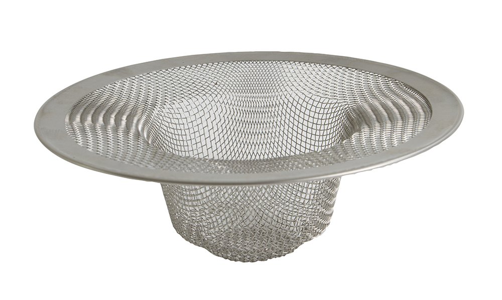 Mesh Sink Strainer, Prevents Sink Clogging From Food & Hair, Great for Stainless Steel Sinks, Set of 2