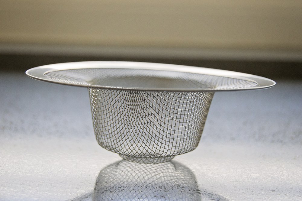 Mesh Sink Strainer, Prevents Sink Clogging From Food & Hair, Great for Stainless Steel Sinks, Set of 2