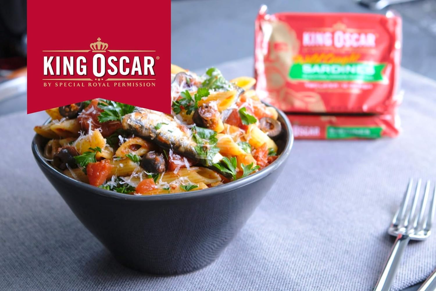 King Oscar Brisling Sardines in Extra Virgin Olive Oil, 3.75-Ounce Cans (Pack of 4)