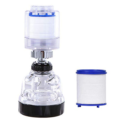 MNTT Filter Faucet Extender Sprayer Nozzle,360 Rotate Swivel Bathroom Aerator 3 Mode Purify Splashproof Sink Tap Head Water Saver(Faucet Filter)