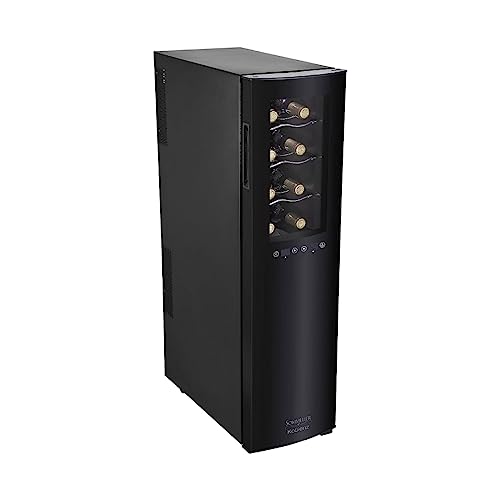 Koblenz 18-Bottle Free Standing Single Zone Fridge and Chiller Wine Cooler, Black
