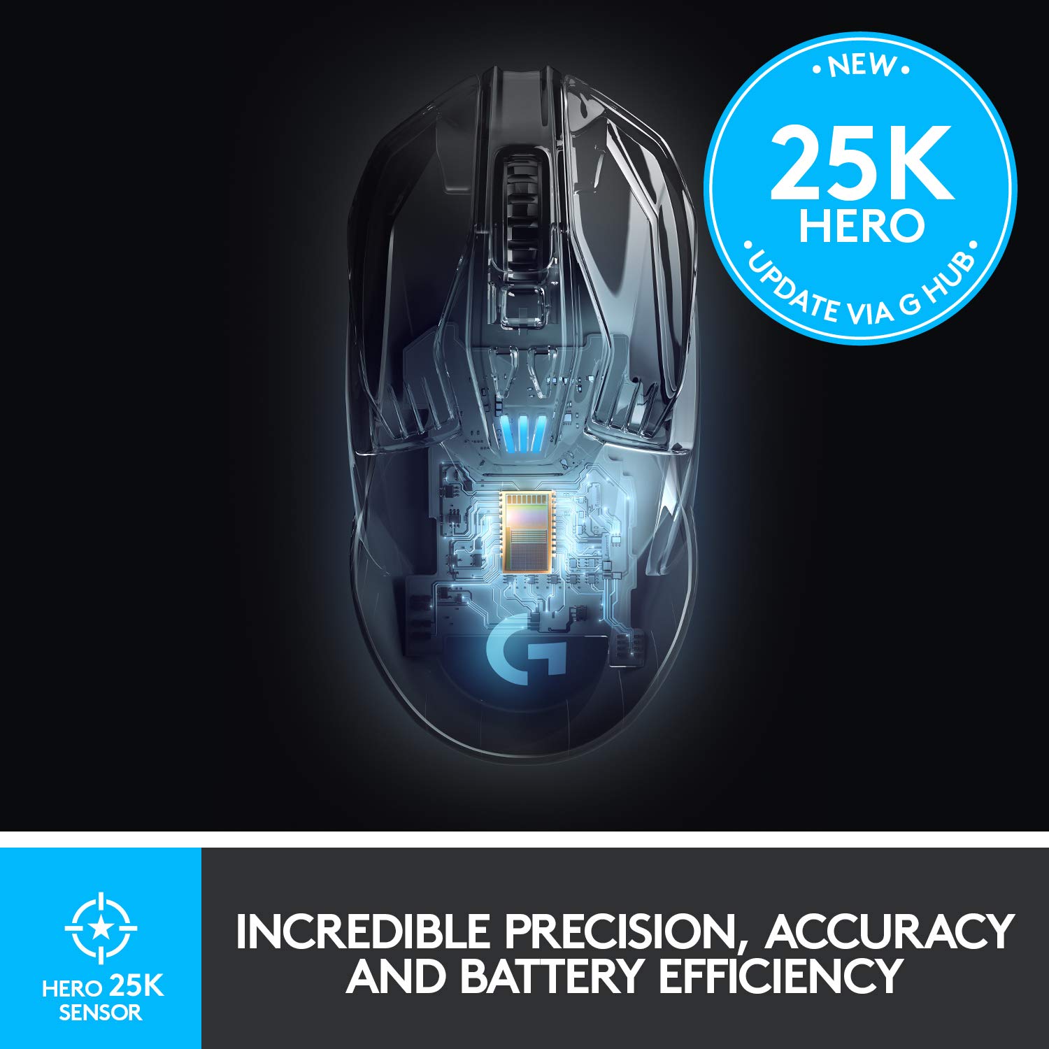 Logitech G915 Lightspeed RGB Mechanical Gaming Keyboard and Logitech G903 Lightspeed Wireless Gaming Mouse Bundle