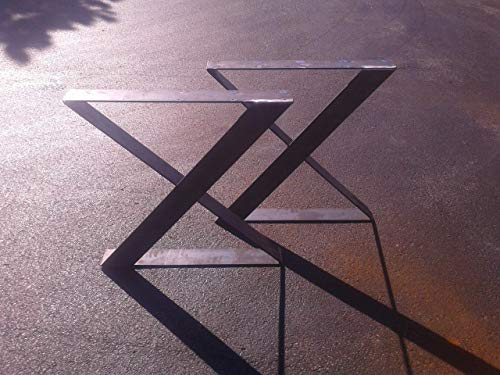 Metal Table Legs, HD Zig Zag Style - Any Size and Color