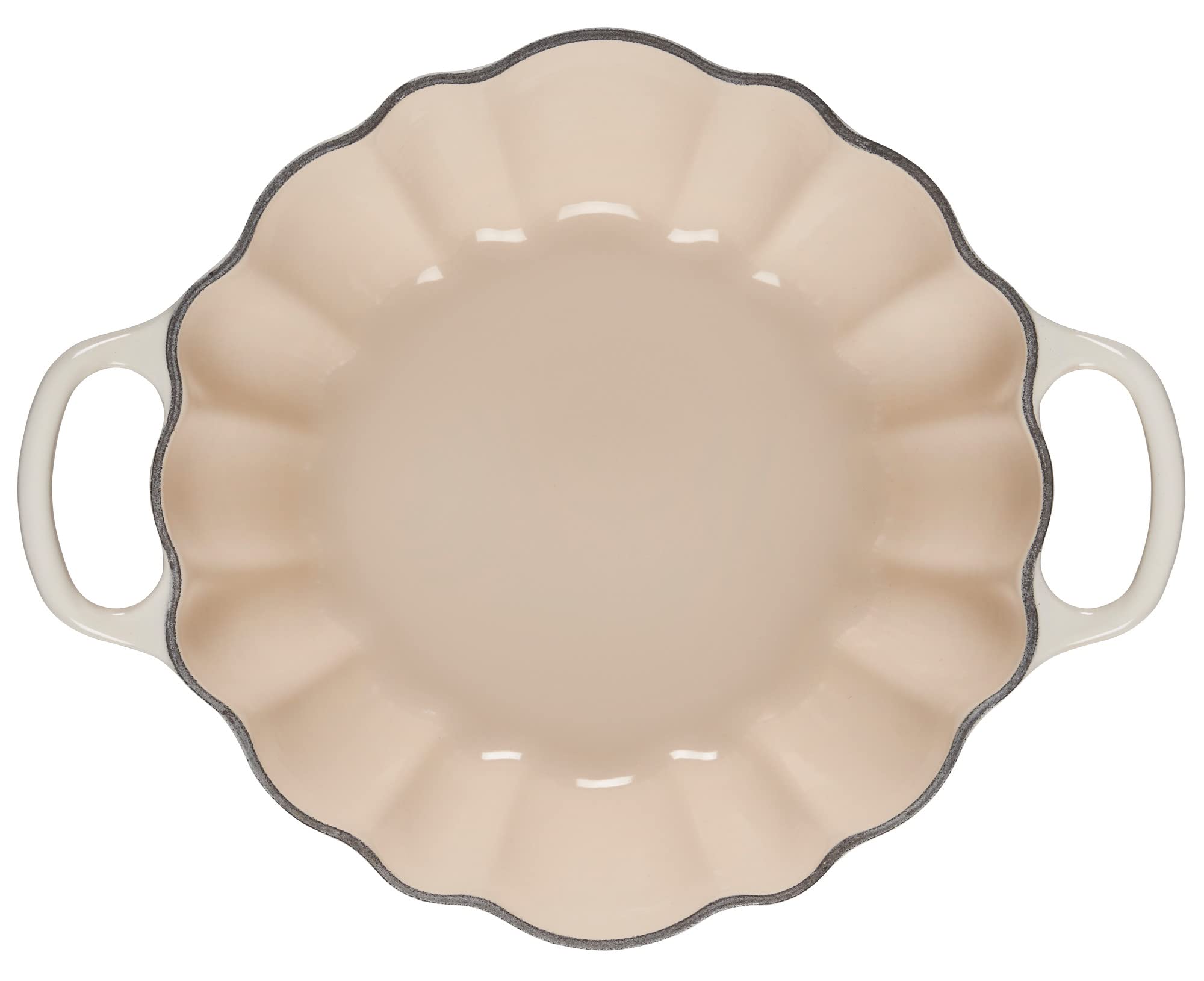 Le Creuset Enameled Cast Iron Figural Pumpkin Cocotte, 4 qt., Meringue