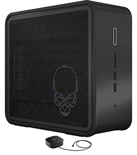 Intel NUC BXNUC9i5QNX1 Home & Business Mini Desktop i5-9300H 4-Core, 64GB RAM, 2x4TB PCIe SSD RAID 1 (4TB), UHD 630, WiFi, Bluetooth, HDMI, USB 3.1, SD Card, Black, Win 11 Pro