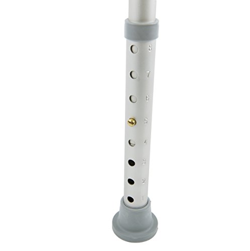 Medical Tool-Free Assembly Adjustable Shower Stool Tub Chair and Bathtub Seat Bench with Anti-Slip Rubber Tips for Safety and Stability