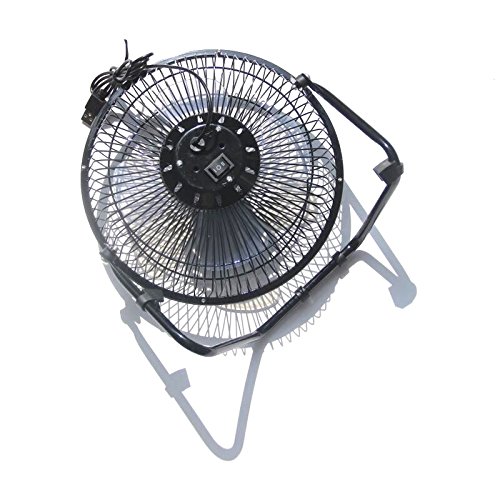 NUZAMAS 5.2W 6V Solar Panel Powered Large 8 Inch Fan for Camping Caravan Yacht Greenhouse Dog House Chicken House Ventilator