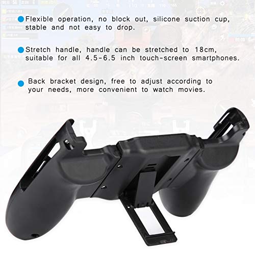 nwejron Gamepad, Stretch Handle Portable 3 in 1 Phone Gamepad Universal for Touch Screen Smartphones for 4.5-6.5 inch