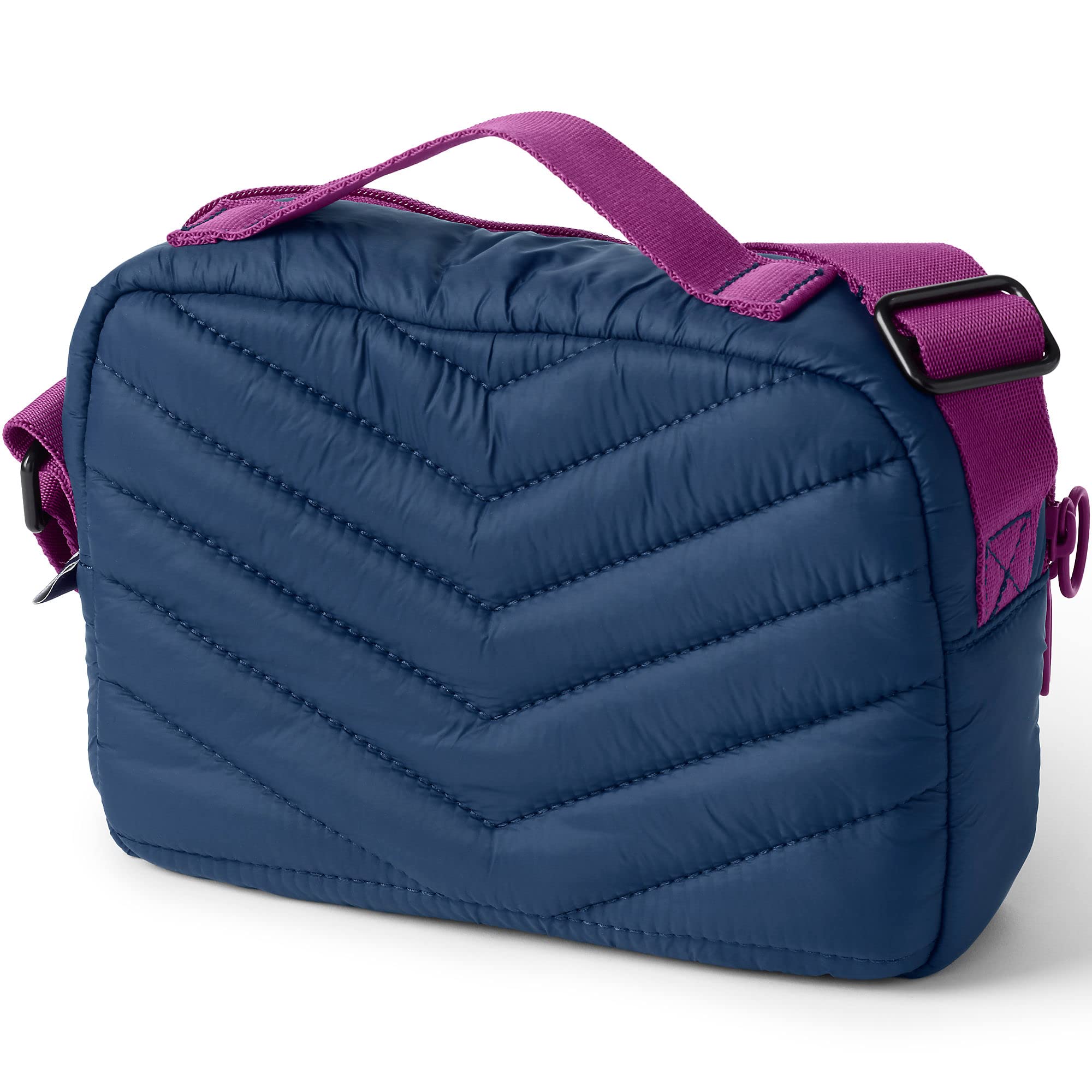 Lands' End Ultralight Crossbody Bag Deep Sea Navy Regular No Sz