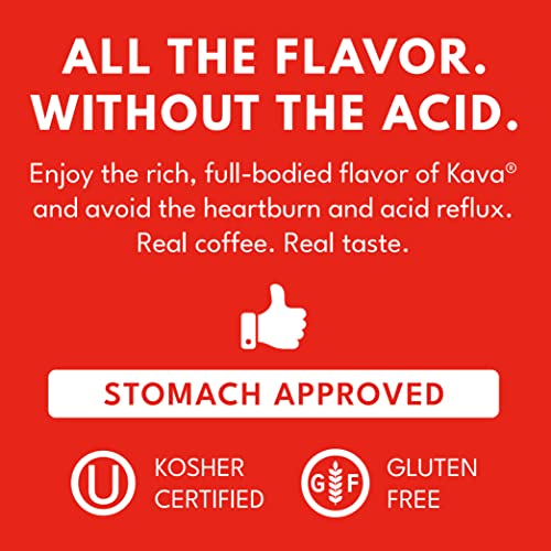 Kava Acid Reduced Instant Coffee in Glass Jar, 4 Ounce (Pack of 1)