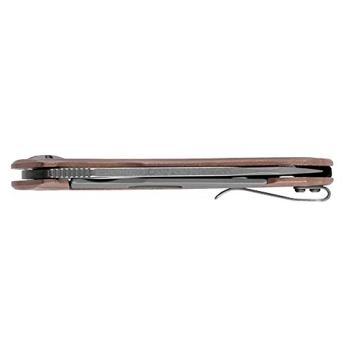 Kershaw Copper Natrix Pocket Knife; 3.25 in. D2 Corrosion Resistant Steel; Heavy Stonewashed Copper Handle, KVT Ball Bearing Opening (7007CU)
