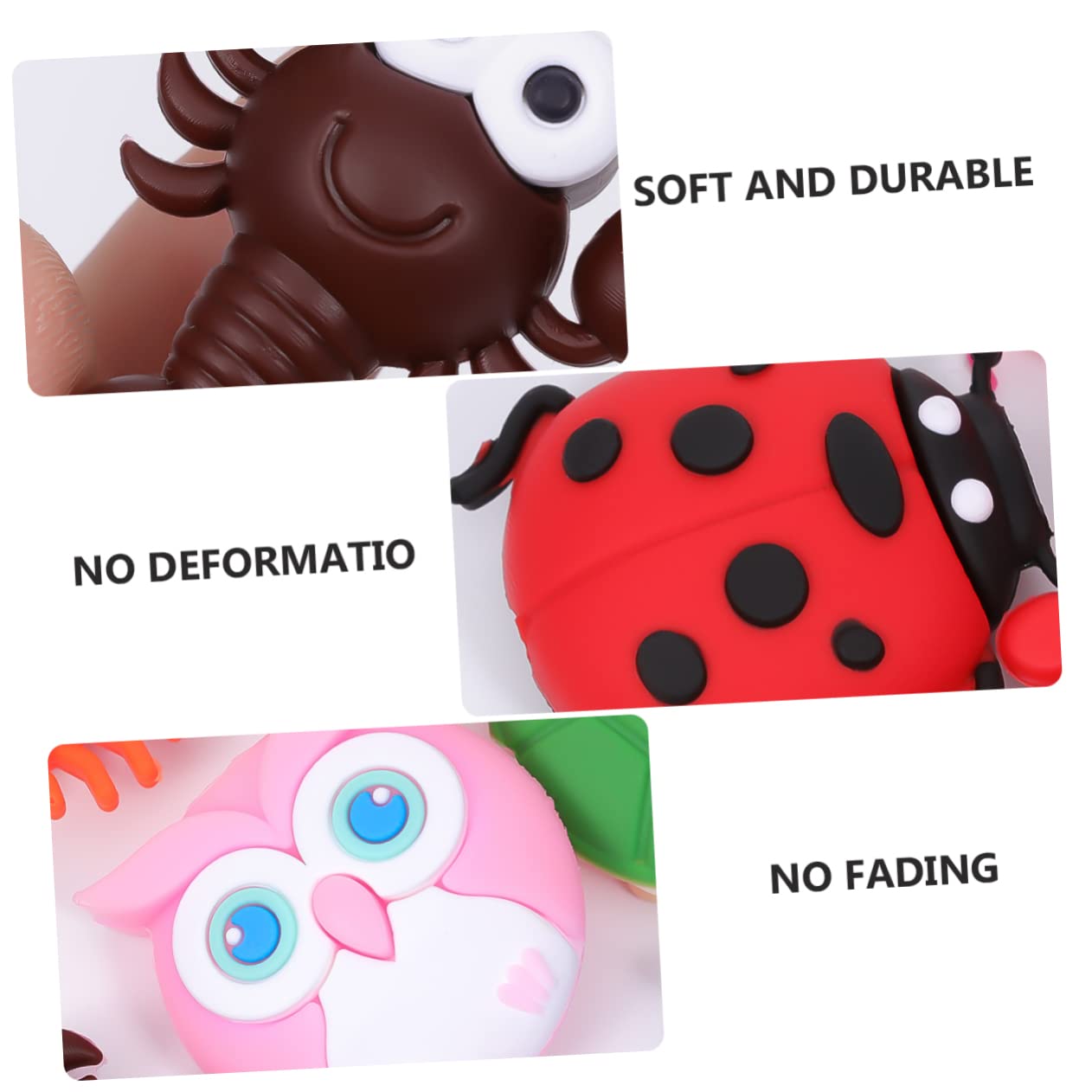 Mikikit 15pcs Data Cable Protective Sleeve Data Line Protector USB Cable Protector Mobile Chargers USB Charger Silicone Charger Protector Cartoon Charger Protector Cable Clip Line Clasp
