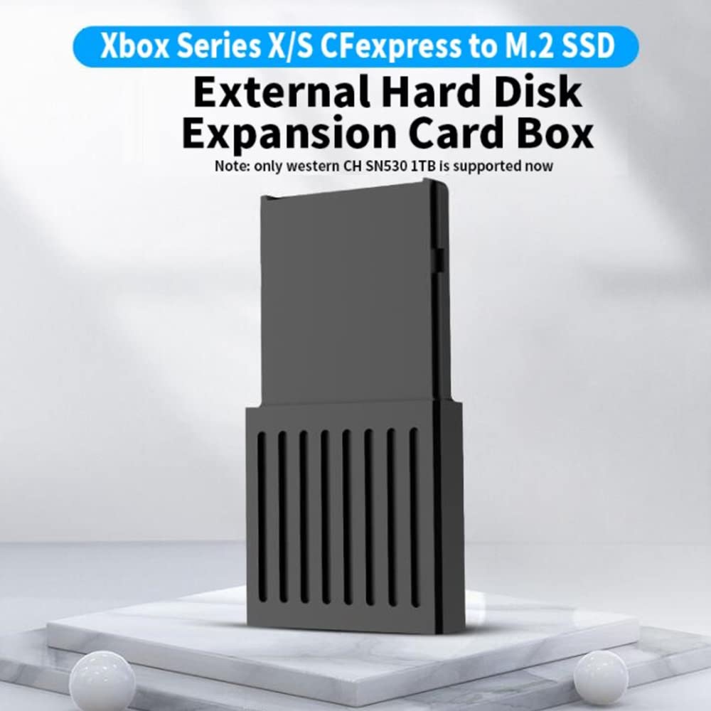 MECHPLOW External Hard Drive Conversion Box for Series X/S Host M.2 Hard Drive Expansion Card Box for CHSN530 1TB Hard Disk (500208020)