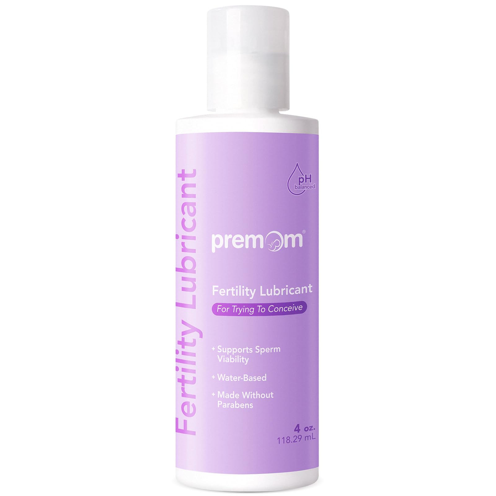 Premom Personal Fertility Lubricant for Conception: pH Balanced - Paraben Free + Premom Digital Basal Body Thermometer for Ovulation