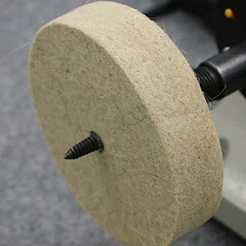 ๐๐ฎ๐จ ๐ค๐ 5 Pcs 3'' Grinding/Buffing Wheels - 3/8'' Arbor Hole Abrasive Polishing Wheel Aluminum Buffing Kits for Bench Grinder