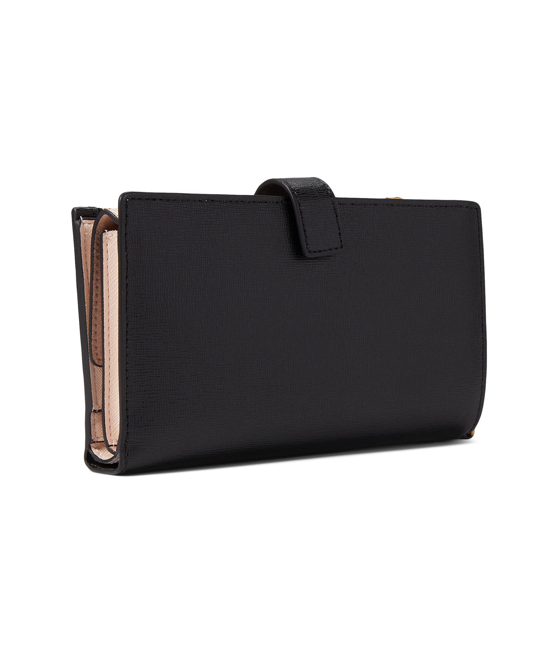 Kate Spade New York Morgan Saffiano Leather Phone Wallet Black One Size