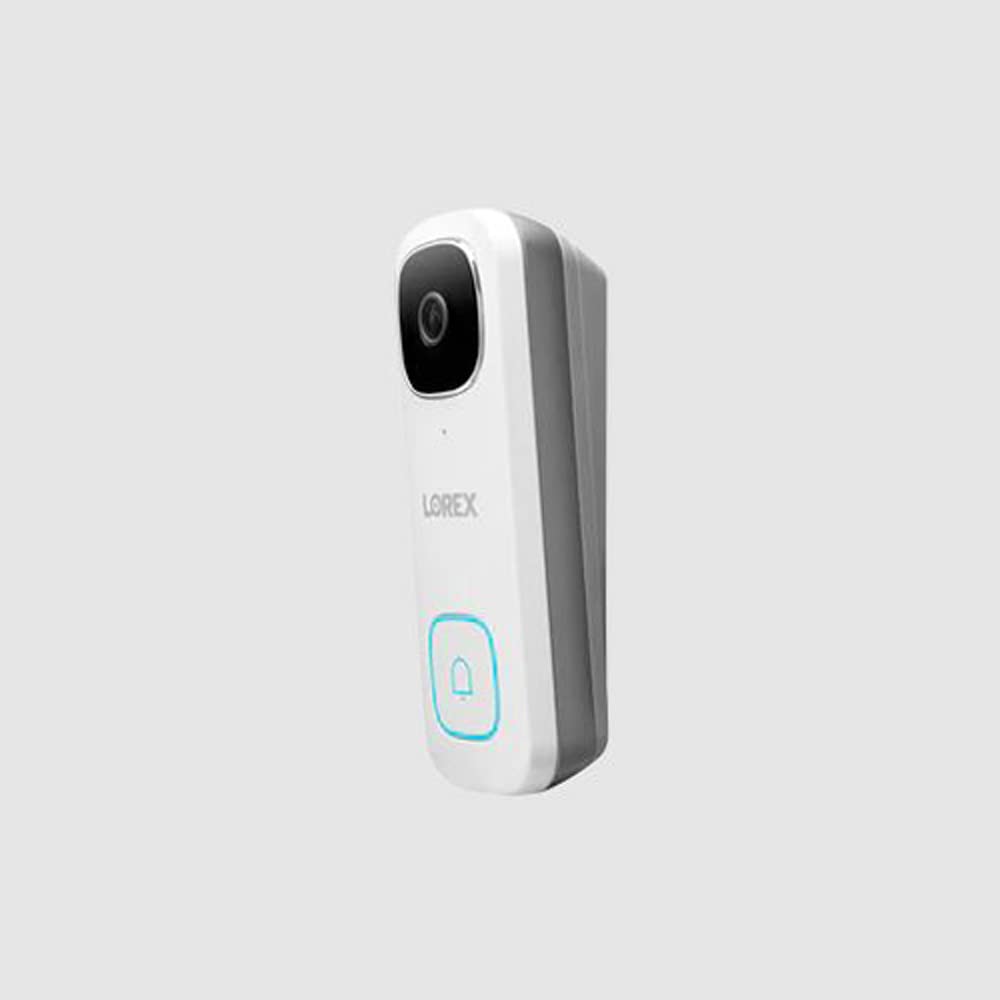 Lorex B451AJD-E 2K Wired Video Doorbell White Bundle with Lexar High-Performance 633x microSDHC/microSDXC UHS-I 64GB Memory Card