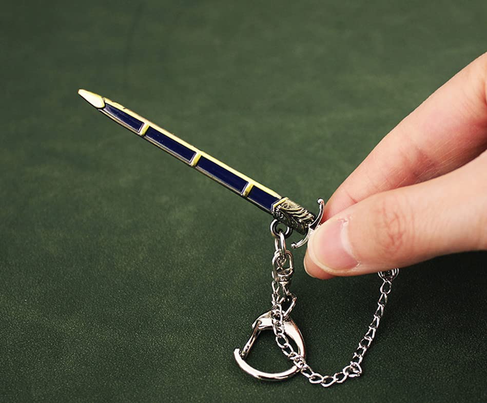 Koelin GOT Sword Keychain Jon Snow Longclaw Sword Mini Sword Key chain katana Action Figure Accessories for Men Women Boy Gift