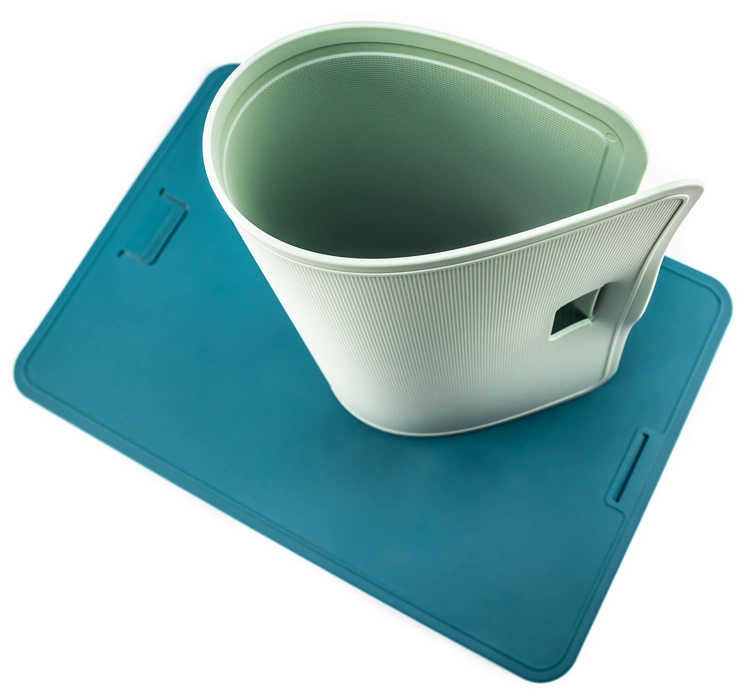 Lagomian TPU Cutting Board (2 Piece Set) Scratch Resistant Juice Grooves, BPA Free Kitchen Cutting Mat, Dishwasher Safe, Flexible Cutting Boards for Kitchen, Thin Chopping Mats, Made in Korea