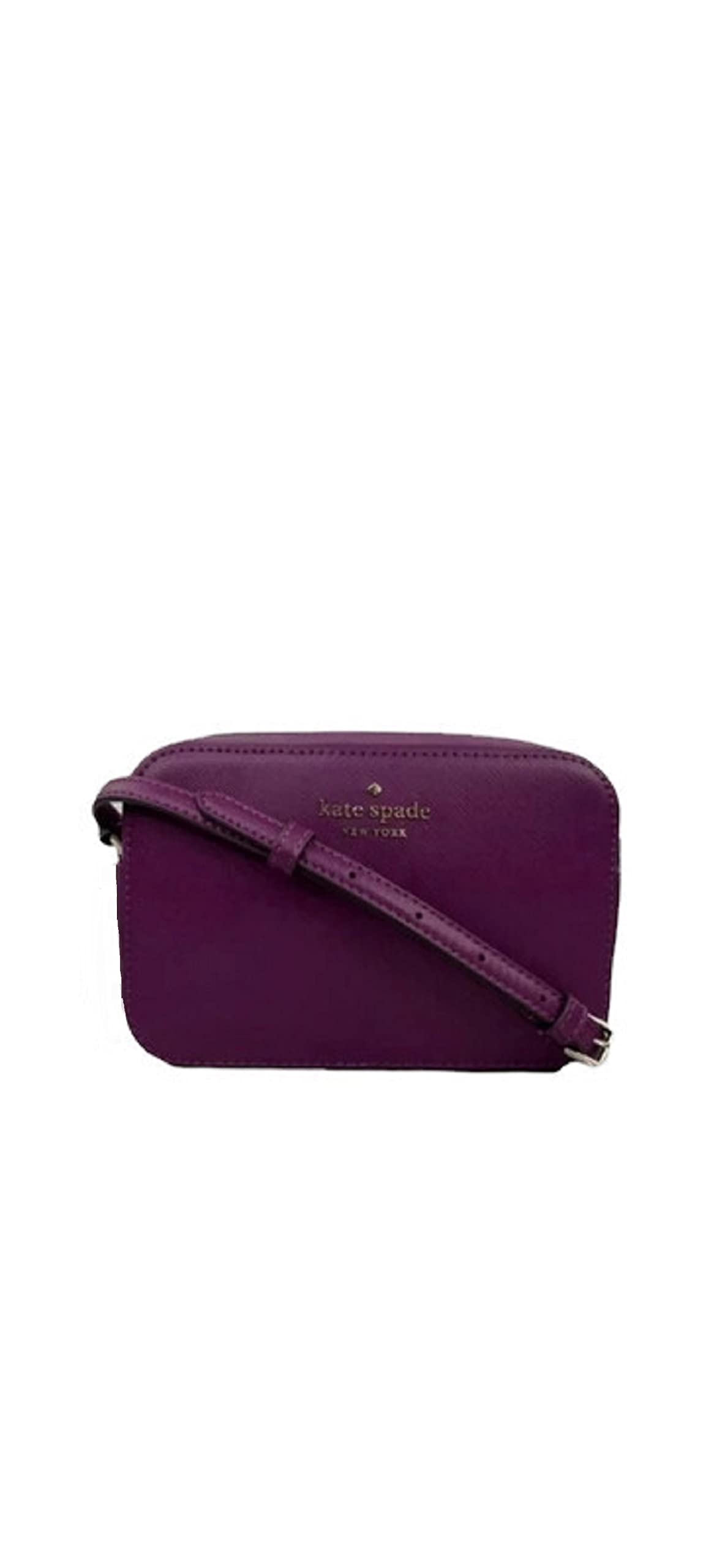 Kate Spade New York Mini Camera Crossbody Handbag (Plum Pie)