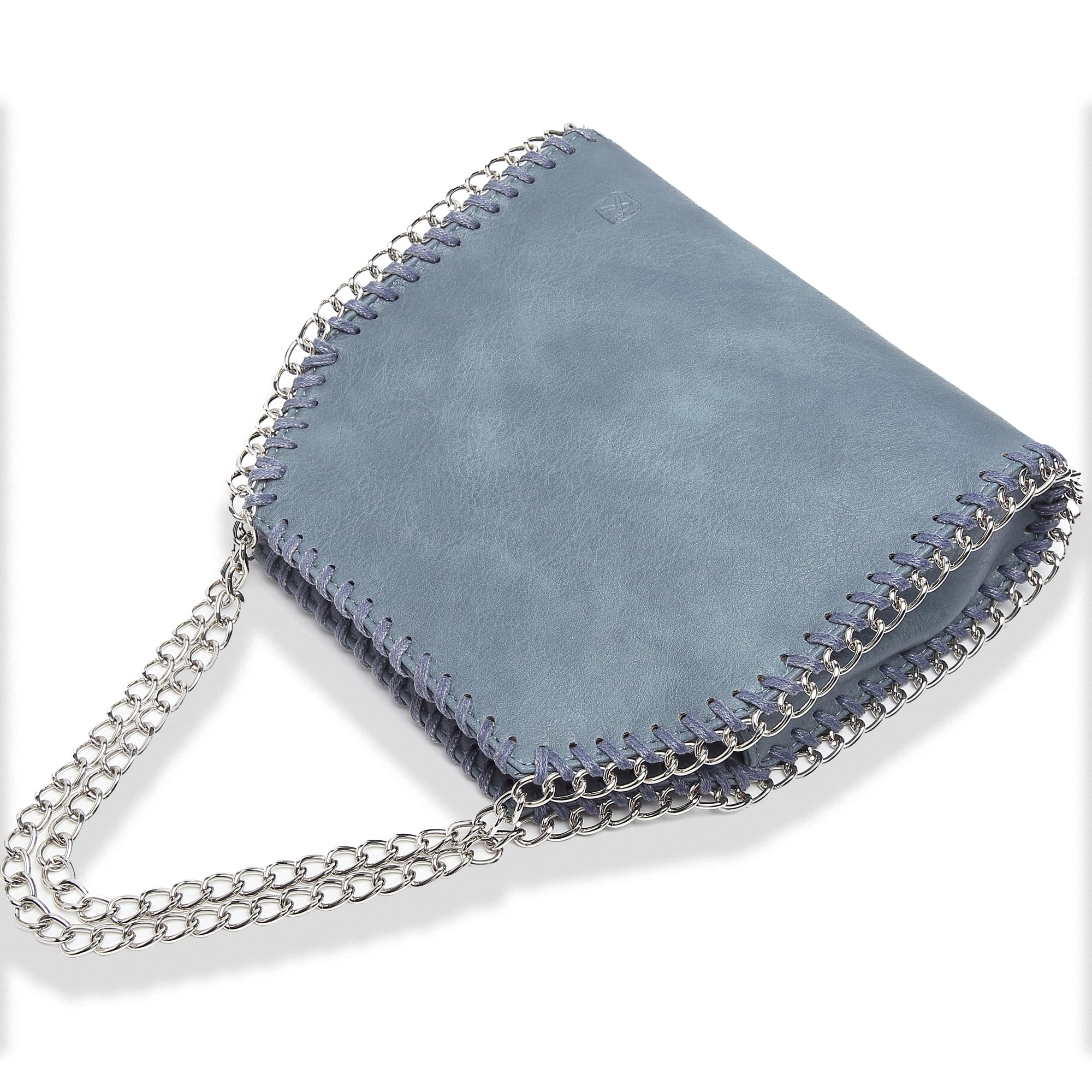 KKP Women's Textured Leather Crossbody Bag Purse Handbag