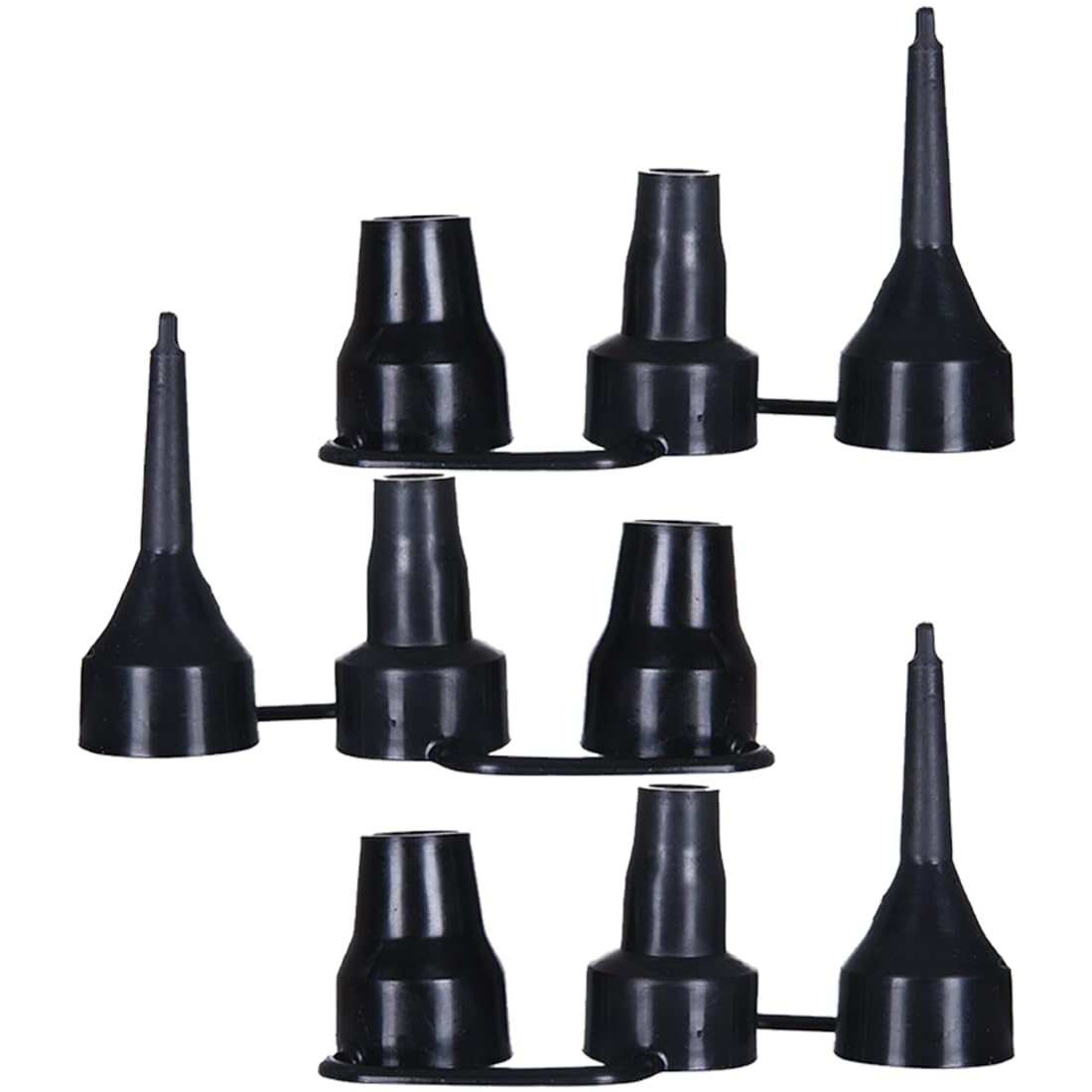 Helonge Air Pump Replacement Nozzles, 3 Pack Inflatable Pump Nozzles Head, Air Pump Inflator Adaptor Accessory for Partial Air Bed, Air Mattress etc