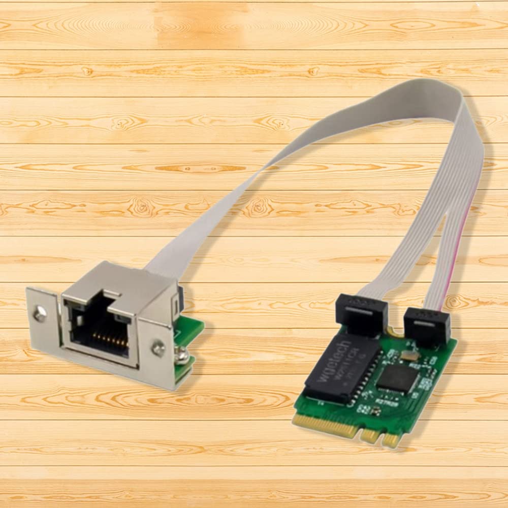 M.2 A+E 2.5G Ethernet Adapter 2.5G/1G/100M Multi-Gigabit M.2 Network Card 8125B