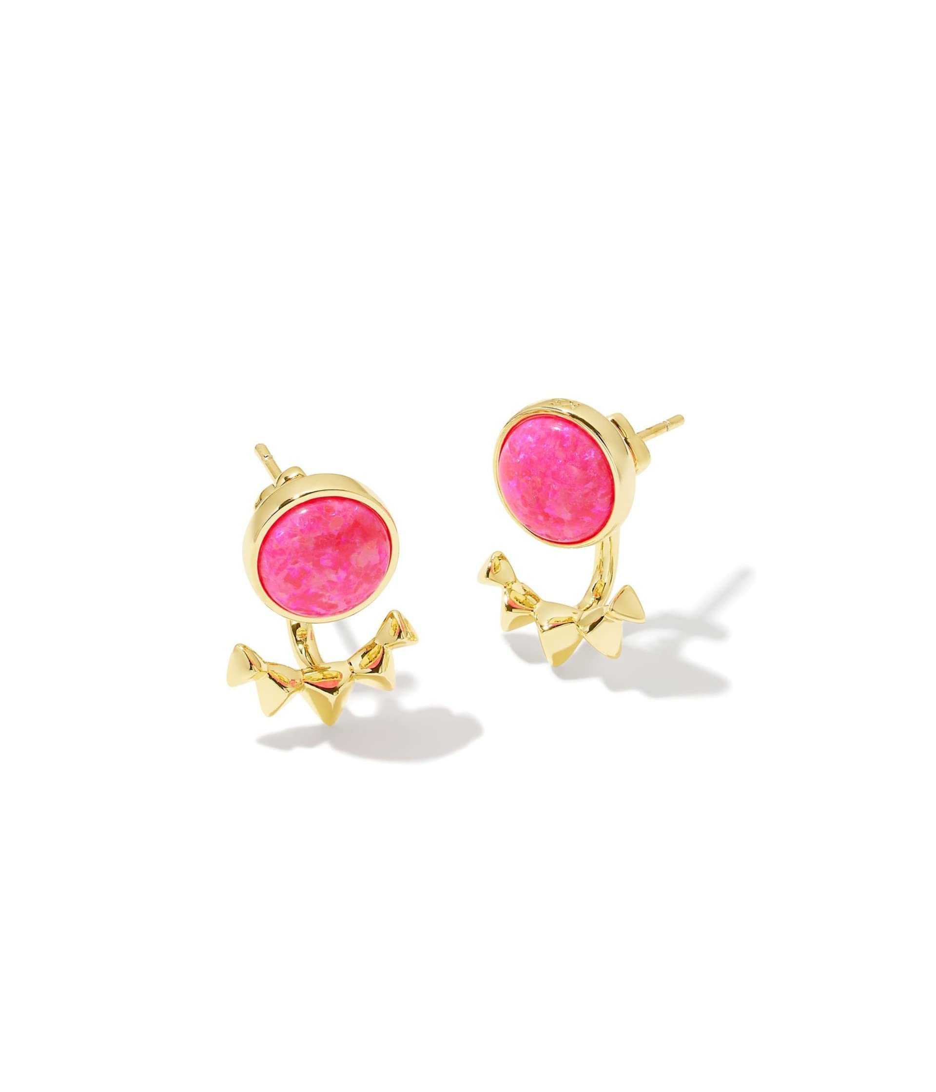 Kendra Scott Sienna Ear Jacket Earrings Gold Iridescent Abalone One Size