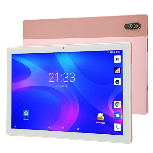 Kufoo Search Tablet, 10.0 Inch Pink Tablet 100β240V for 11.0 for Play (US Plug)