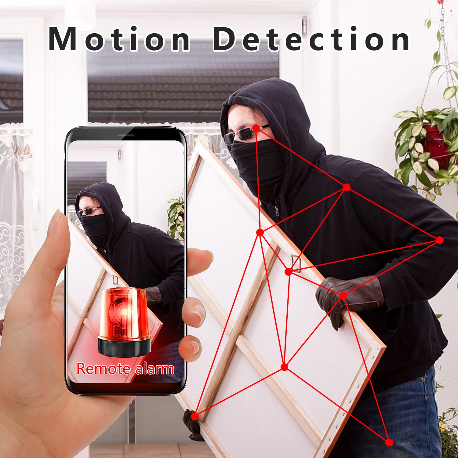 Mini Home Security Camera,4K HD Mini Wireless Camera,Security Cam with Wide Angle Lens,Full HD Nanny Cam,Micro Surveillance Camera with Night Vision&Motion Detection ty-03