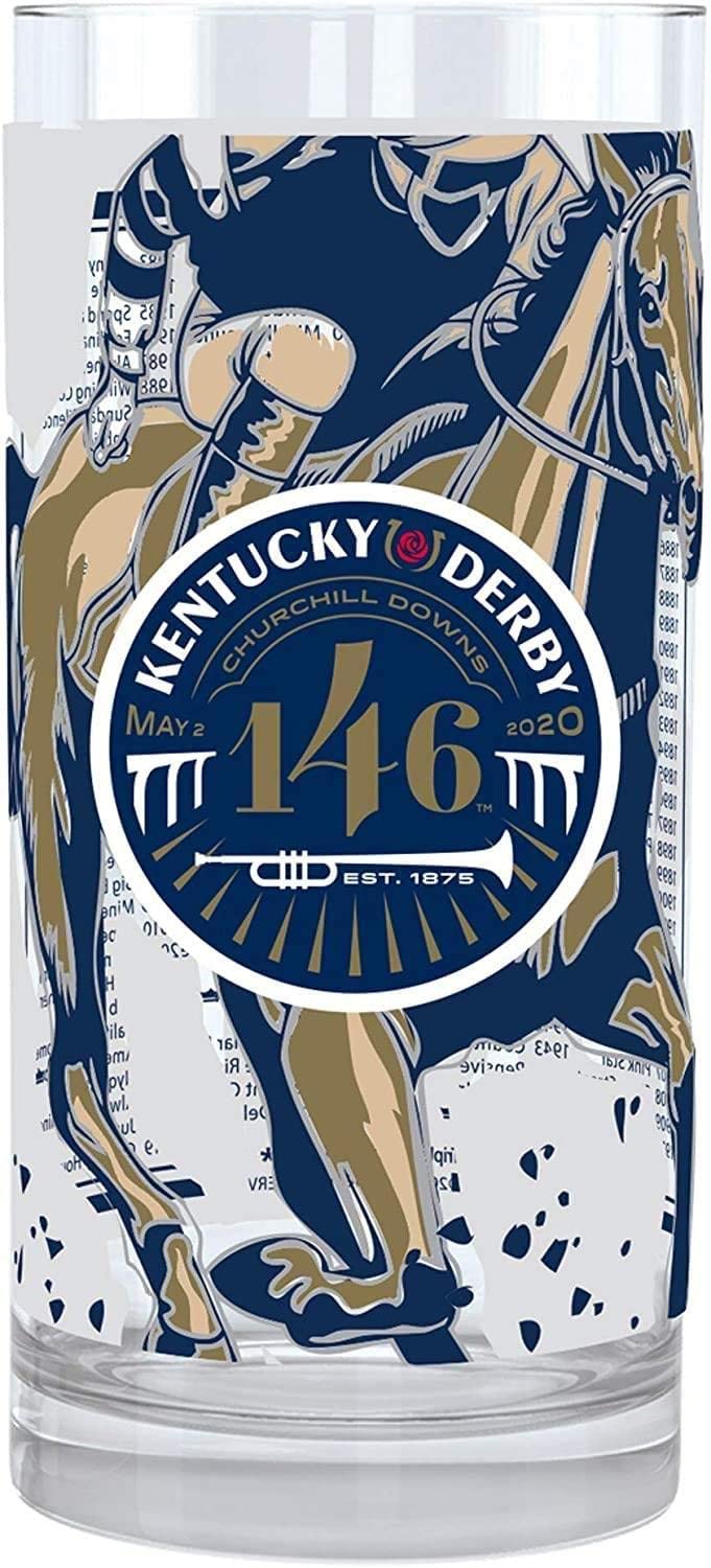 Kentucky Derby 2020~2023 Official 146&147&148&149th Mint Julep Glass Officially Licensed, 12 oz Glass