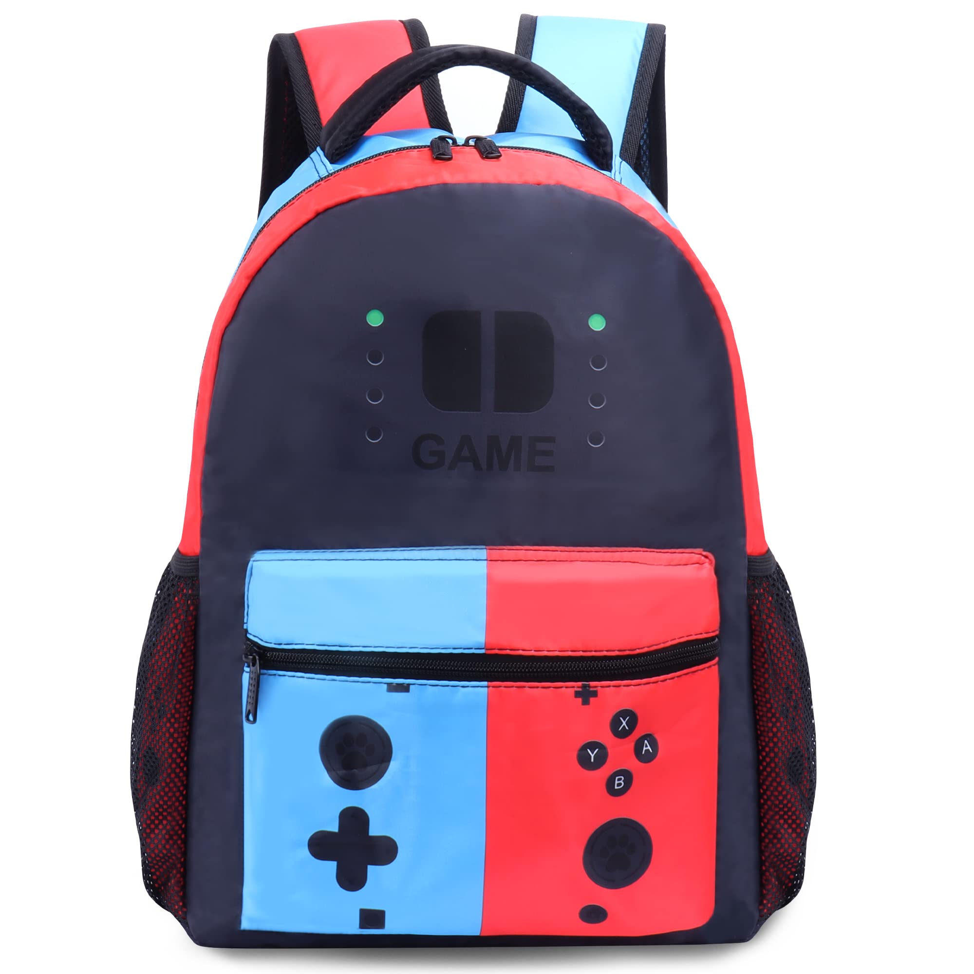 HSELOGI Game Backpack for Boys, Large Capacity Gaming Laptop Backpack, Video Game Daypack SchoolBag Gift for Game Lovers