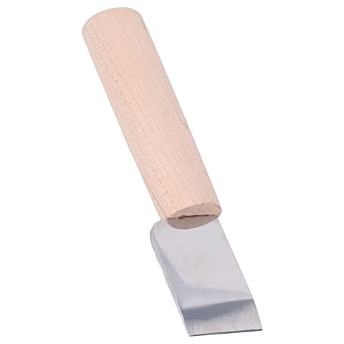 Leather Working Knife, Wide Application Stainless Steel Blade Leather Round Knife Portable Size for Leather