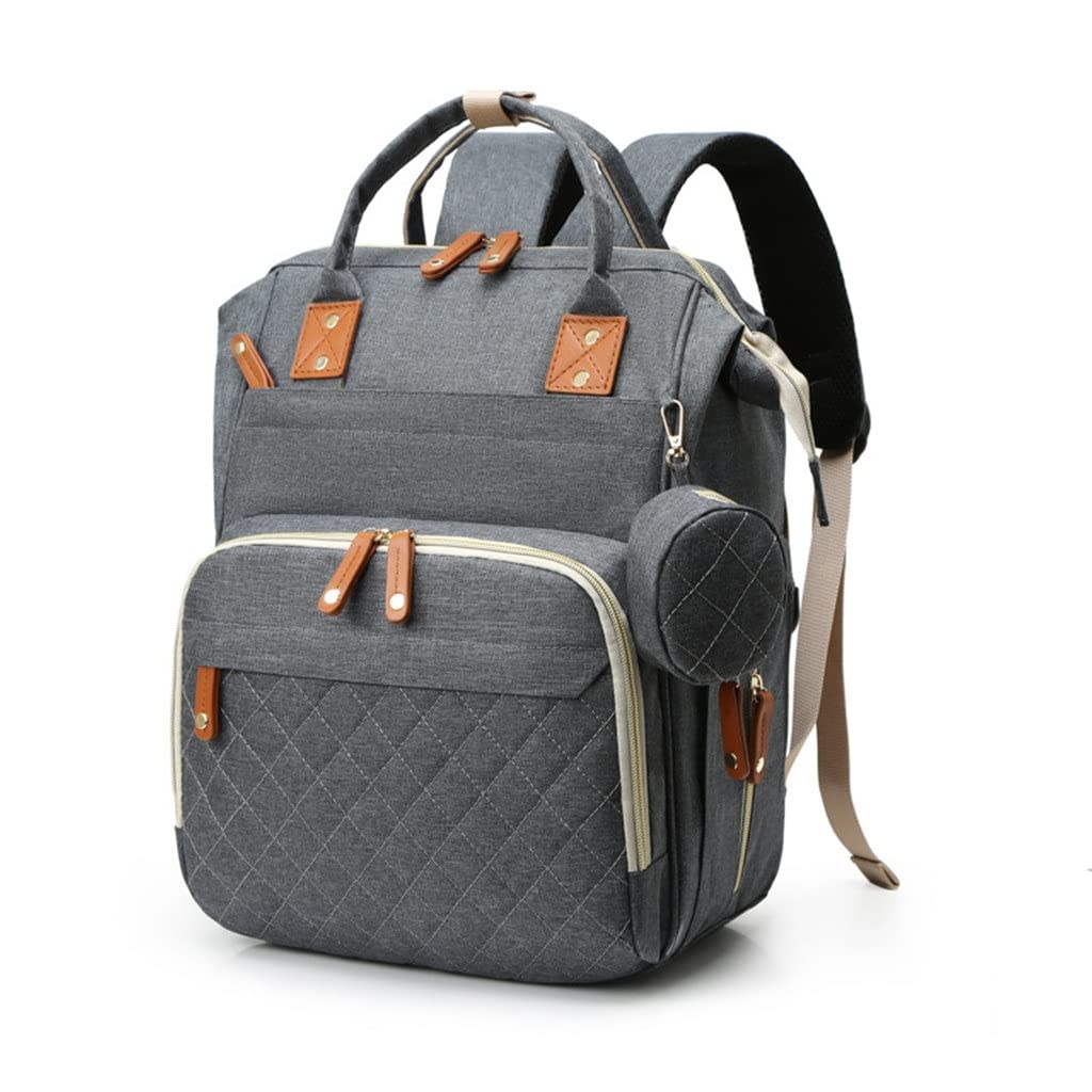 MEUHX Baby Diaper Bags Stroller Pocket Mother Large Capacity Travel Nappy Backpacks Convenient Nursing Bag